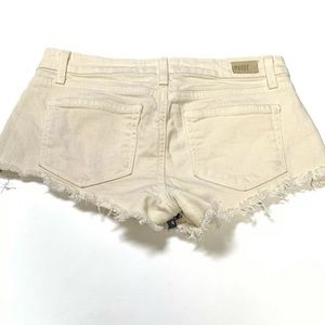 PAIGE | Shorts | Paige Denim Jean Short Shorts 24 Beige Khaki Blue ...